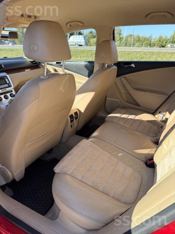 Sarkans Volkswagen Passat B6 2007 Kuldīga, ar dzinēja tilpumu 2.00 L un nobraukumu 268 tūkst. km par 1500 €, foto 10 vietnē AUTOMOTO.COM.LV