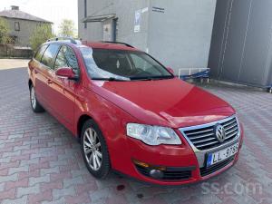 Red Volkswagen Passat B6 2010 in Riga, with an engine capacity of 1.60 L and mileage of 284 thousand km for 2250 €, photo 3 on AUTOMOTO.COM.LV