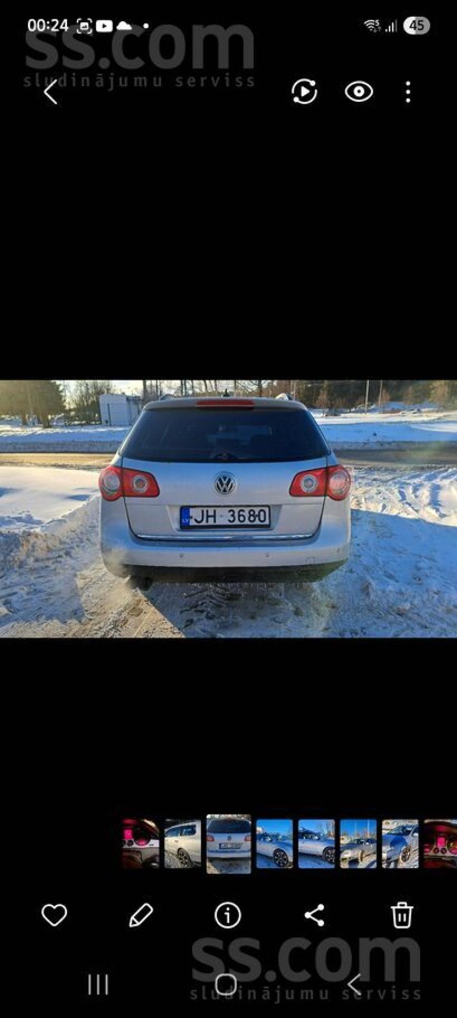 Volkswagen Passat B6 2007 Rīga, ar dzinēja tilpumu 1.90 L un nobraukumu 289 tūkst. km par 1700 €, foto 5 vietnē AUTOMOTO.COM.LV