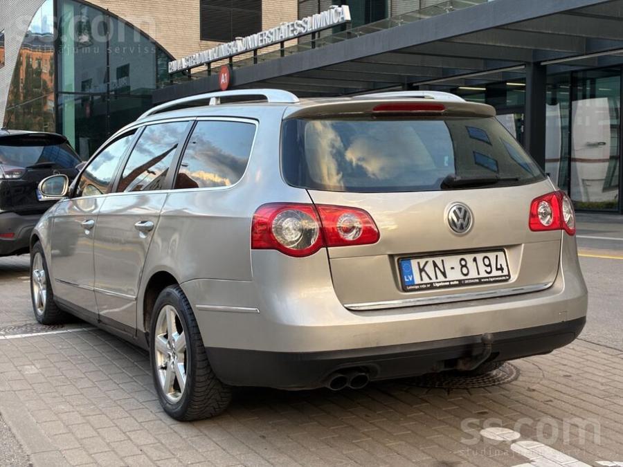 Volkswagen Passat B6 2007 in Riga, with an engine capacity of 2.00 L and mileage of 299 thousand km for 2300 €, photo 7 on AUTOMOTO.COM.LV