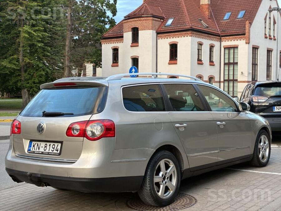 Volkswagen Passat B6 2007 in Riga, with an engine capacity of 2.00 L and mileage of 299 thousand km for 2300 €, photo 9 on AUTOMOTO.COM.LV