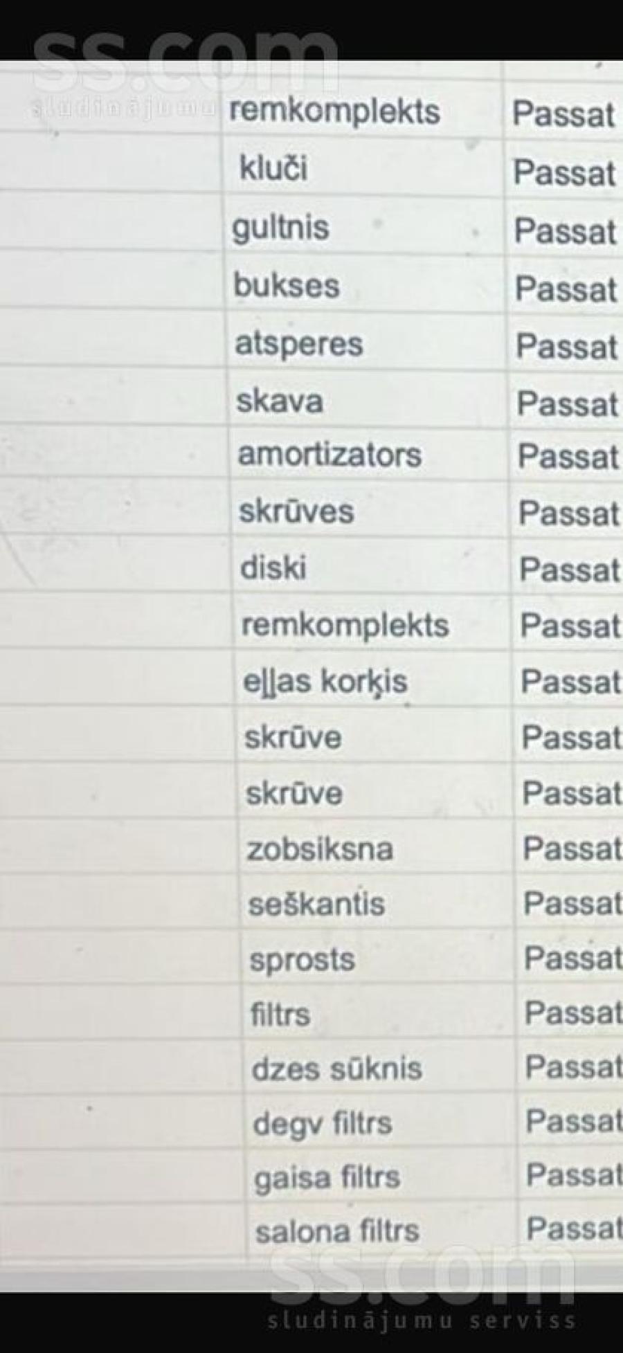 Фольксваген Пассат Б6 2008 в Талси, объемом двигателя 2.00 л и пробегом 365 тыс. км за 1850 €, фото 10 на AUTOMOTO.COM.LV