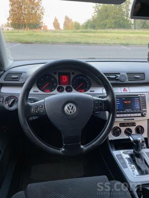 White Volkswagen Passat B6 2008 in Riga, with an engine capacity of 2.00 L and mileage of 412 thousand km for 1350 €, photo 6 on AUTOMOTO.COM.LV