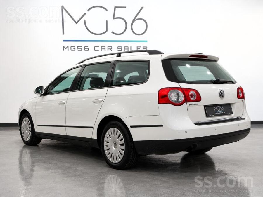 White Volkswagen Passat B6 2009 in Riga, with an engine capacity of 1.40 L and mileage of 223 thousand km for 1990 €, photo 5 on AUTOMOTO.COM.LV