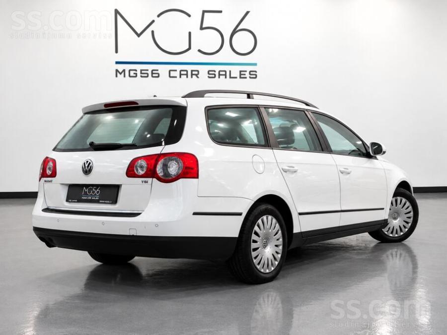 White Volkswagen Passat B6 2009 in Riga, with an engine capacity of 1.40 L and mileage of 223 thousand km for 1990 €, photo 6 on AUTOMOTO.COM.LV