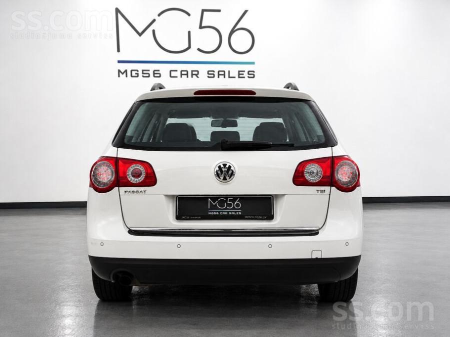 White Volkswagen Passat B6 2009 in Riga, with an engine capacity of 1.40 L and mileage of 223 thousand km for 1990 €, photo 7 on AUTOMOTO.COM.LV