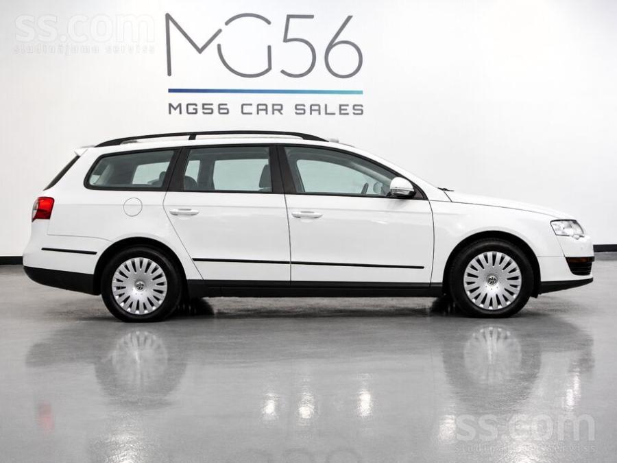 White Volkswagen Passat B6 2009 in Riga, with an engine capacity of 1.40 L and mileage of 223 thousand km for 1990 €, photo 8 on AUTOMOTO.COM.LV