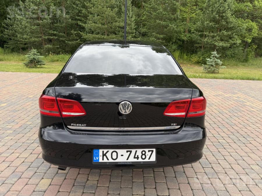 Black Volkswagen Passat B7 2012 in Riga, with an engine capacity of 1.40 L and mileage of 182 thousand km for 6200 €, photo 7 on AUTOMOTO.COM.LV