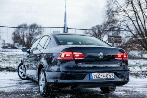 Black Volkswagen Passat B7 2012 in Riga, with an engine capacity of 1.40 L and mileage of 306 thousand km for 4290 €, photo 6 on AUTOMOTO.COM.LV