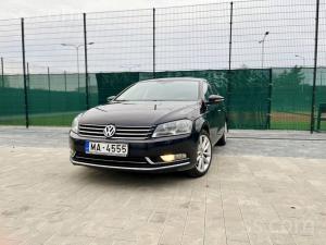 Black Volkswagen Passat B7 2012 in Jelgava, with an engine capacity of 2.00 L and mileage of 125 thousand km for 6490 €, photo  on AUTOMOTO.COM.LV