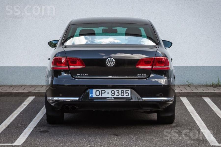 Melns Volkswagen Passat B7 2012 Rīga, ar dzinēja tilpumu 2.00 L un nobraukumu 303 tūkst. km par 6490 €, foto 7 vietnē AUTOMOTO.COM.LV