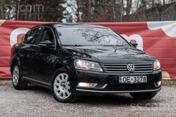 Black Volkswagen Passat B7 2012 in Riga, with an engine capacity of 2.00 L and mileage of 0 thousand km for 4500 €, photo 2 on AUTOMOTO.COM.LV