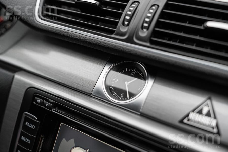 Black Volkswagen Passat B7 2012 in Riga, with an engine capacity of 2.00 L and mileage of 0 thousand km for 4500 €, photo 15 on AUTOMOTO.COM.LV
