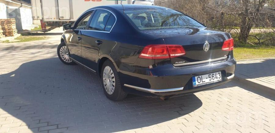 Black Volkswagen Passat B7 2013 in Gulbene, with an engine capacity of 1.40 L and mileage of 220 thousand km for 8300 €, photo 4 on AUTOMOTO.COM.LV