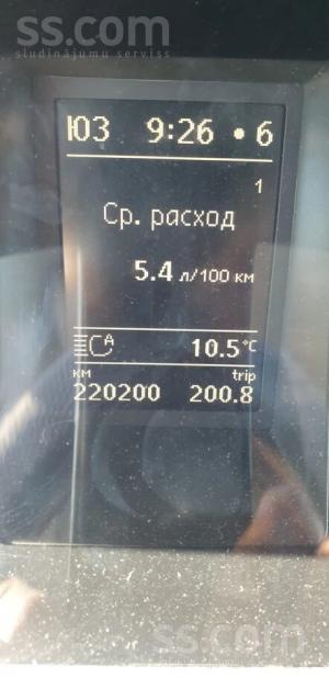 Black Volkswagen Passat B7 2013 in Gulbene, with an engine capacity of 1.40 L and mileage of 220 thousand km for 8300 €, photo 6 on AUTOMOTO.COM.LV