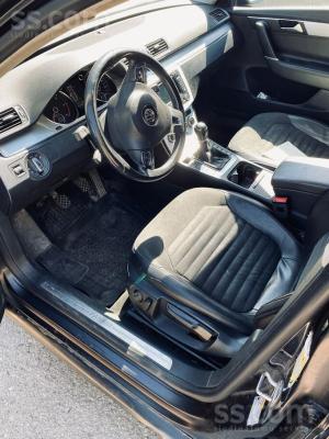 Black Volkswagen Passat B7 2013 in Ludza, with an engine capacity of 2.00 L and mileage of 280 thousand km for 6000 €, photo 5 on AUTOMOTO.COM.LV