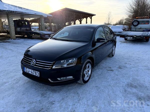 Black Volkswagen Passat B7 2014 in Saldus, with an engine capacity of 1.40 L and mileage of 186 thousand km for 4950 €, photo 1 on AUTOMOTO.COM.LV