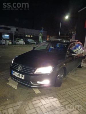 Melns Volkswagen Passat B7 2010 Rīga, ar dzinēja tilpumu 2.00 L un nobraukumu 311 tūkst. km par 3330 €, foto  vietnē AUTOMOTO.COM.LV