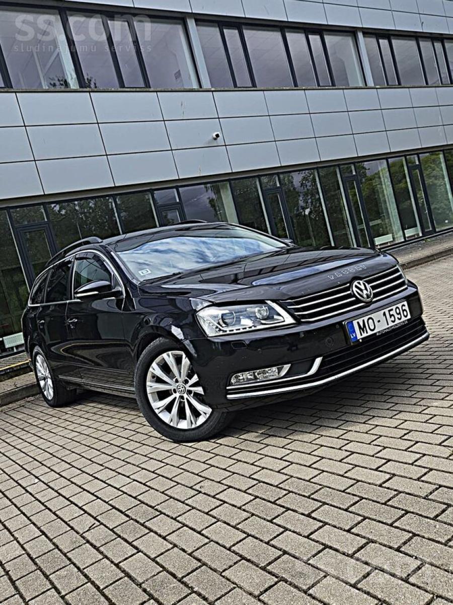 Black Volkswagen Passat B7 2011 in Tukums, with an engine capacity of 2.00 L and mileage of 301 thousand km for 3900 €, photo 2 on AUTOMOTO.COM.LV