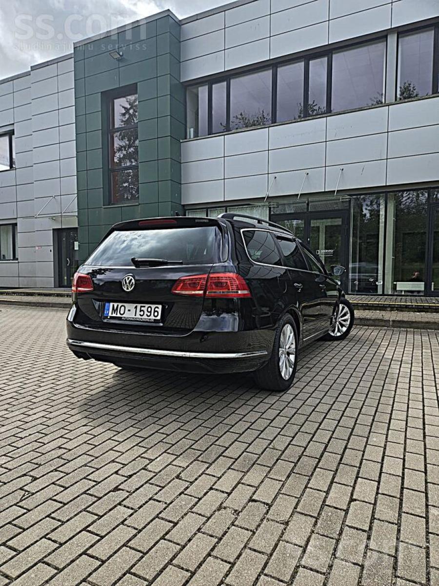 Black Volkswagen Passat B7 2011 in Tukums, with an engine capacity of 2.00 L and mileage of 301 thousand km for 3900 €, photo 6 on AUTOMOTO.COM.LV