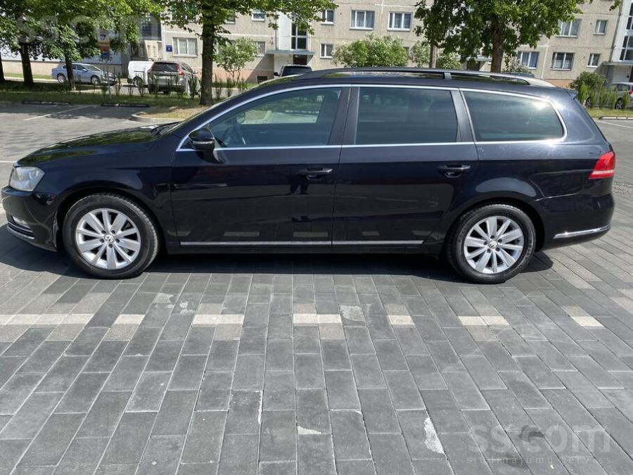 Black Volkswagen Passat B7 2011 in Riga, with an engine capacity of 2.00 L and mileage of 125 thousand km for 5500 €, photo 3 on AUTOMOTO.COM.LV
