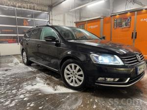 Black Volkswagen Passat B7 2011 in Riga, with an engine capacity of 2.00 L and mileage of 360 thousand km for 6150 €, photo 3 on AUTOMOTO.COM.LV
