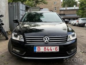 Black Volkswagen Passat B7 2011 in Riga, with an engine capacity of 2.00 L and mileage of 385 thousand km for 1650 €, photo 7 on AUTOMOTO.COM.LV