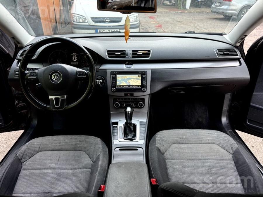 Black Volkswagen Passat B7 2011 in Riga, with an engine capacity of 2.00 L and mileage of 385 thousand km for 1650 €, photo 12 on AUTOMOTO.COM.LV