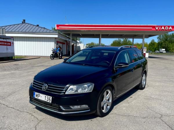 Black Volkswagen Passat B7 2011 in Riga, with an engine capacity of 2.00 L and mileage of 0 thousand km for 6200 €, photo 1 on AUTOMOTO.COM.LV