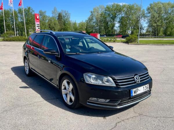 Black Volkswagen Passat B7 2011 in Riga, with an engine capacity of 2.00 L and mileage of 0 thousand km for 6200 €, photo 3 on AUTOMOTO.COM.LV