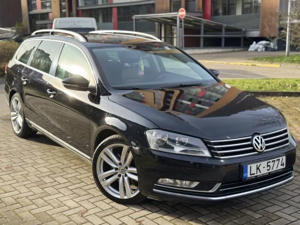 Black Volkswagen Passat B7 2011 in Riga, with an engine capacity of 2.00 L and mileage of 349 thousand km for 4390 €, photo 1 on AUTOMOTO.COM.LV
