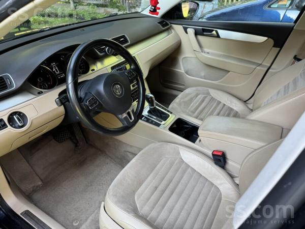 Black Volkswagen Passat B7 2011 in Jurmala, with an engine capacity of 2.00 L and mileage of 311 thousand km for 4999 €, photo 8 on AUTOMOTO.COM.LV