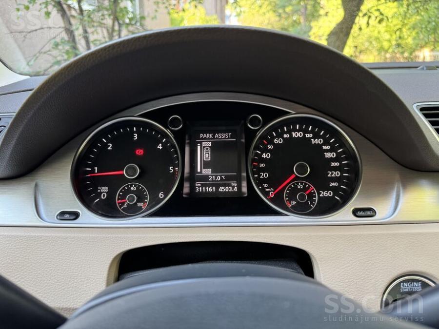 Black Volkswagen Passat B7 2011 in Jurmala, with an engine capacity of 2.00 L and mileage of 311 thousand km for 4999 €, photo 10 on AUTOMOTO.COM.LV