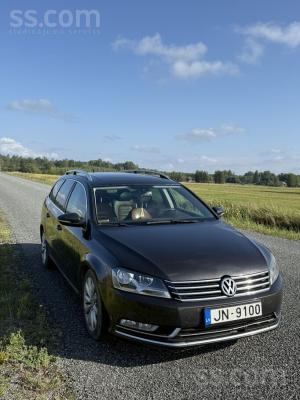 Black Volkswagen Passat B7 2011 in Limbazi, with an engine capacity of 2.00 L and mileage of 473 thousand km for 3200 €, photo 3 on AUTOMOTO.COM.LV