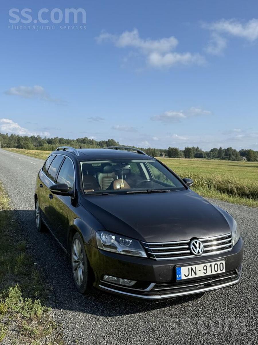 Black Volkswagen Passat B7 2011 in Limbazi, with an engine capacity of 2.00 L and mileage of 473 thousand km for 3200 €, photo 3 on AUTOMOTO.COM.LV
