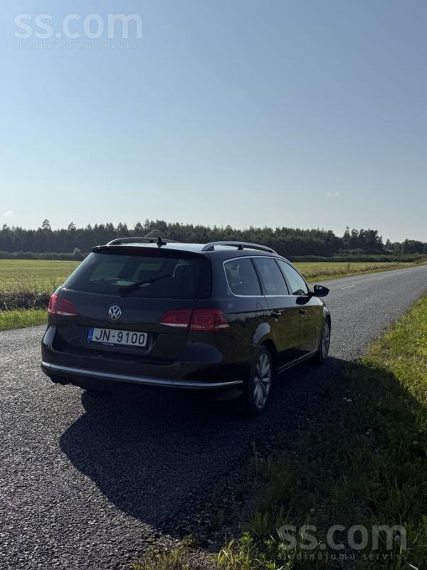 Black Volkswagen Passat B7 2011 in Limbazi, with an engine capacity of 2.00 L and mileage of 473 thousand km for 3200 €, photo 6 on AUTOMOTO.COM.LV