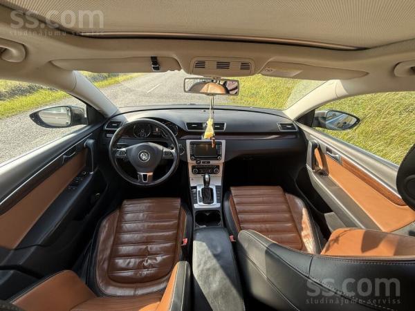 Black Volkswagen Passat B7 2011 in Limbazi, with an engine capacity of 2.00 L and mileage of 473 thousand km for 3200 €, photo 10 on AUTOMOTO.COM.LV