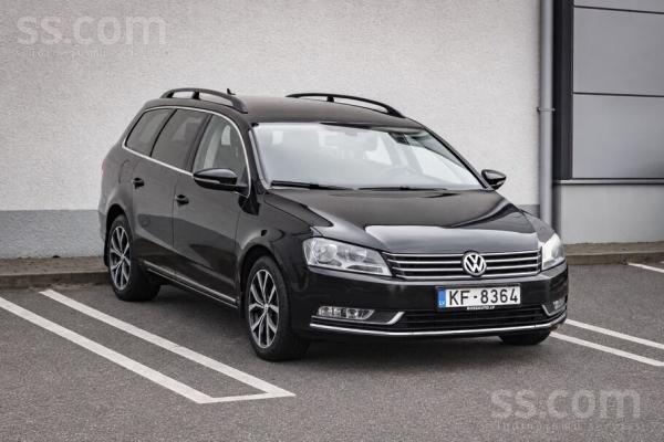 Black Volkswagen Passat B7 2011 in Riga, with an engine capacity of 1.60 L and mileage of 270 thousand km for 4450 €, photo 4 on AUTOMOTO.COM.LV