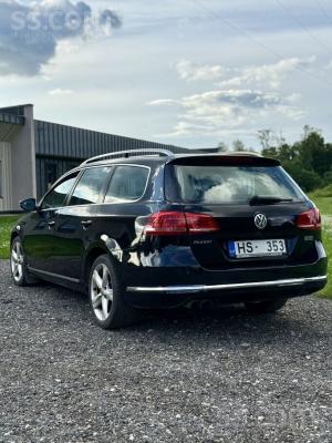 Black Volkswagen Passat B7 2012 in Riga, with an engine capacity of 2.00 L and mileage of 294 thousand km for 5950 €, photo 4 on AUTOMOTO.COM.LV
