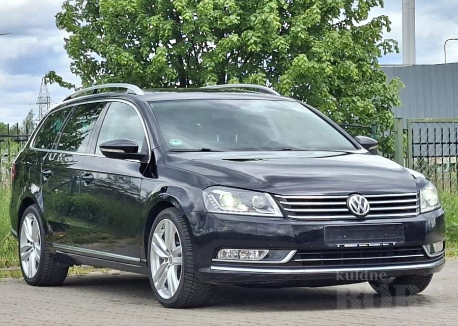 Black Volkswagen Passat B7 2012 in Tartu, with an engine capacity of 0.00 L and mileage of 0 thousand km for 6390 €, photo 1 on AUTOMOTO.COM.LV