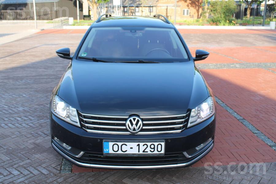 Black Volkswagen Passat B7 2012 in Saldus, with an engine capacity of 2.00 L and mileage of 361 thousand km for 4100 €, photo 3 on AUTOMOTO.COM.LV