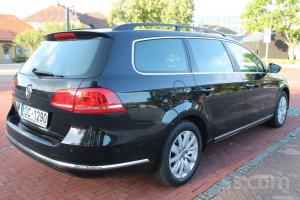 Black Volkswagen Passat B7 2012 in Saldus, with an engine capacity of 2.00 L and mileage of 361 thousand km for 4100 €, photo 5 on AUTOMOTO.COM.LV