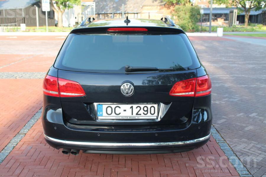 Black Volkswagen Passat B7 2012 in Saldus, with an engine capacity of 2.00 L and mileage of 361 thousand km for 4100 €, photo 6 on AUTOMOTO.COM.LV