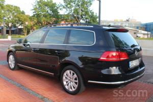 Black Volkswagen Passat B7 2012 in Saldus, with an engine capacity of 2.00 L and mileage of 361 thousand km for 4100 €, photo 7 on AUTOMOTO.COM.LV