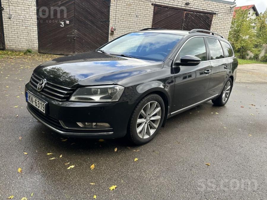 Black Volkswagen Passat B7 2012 in Riga, with an engine capacity of 2.00 L and mileage of 0 thousand km for 3850 €, photo 1 on AUTOMOTO.COM.LV