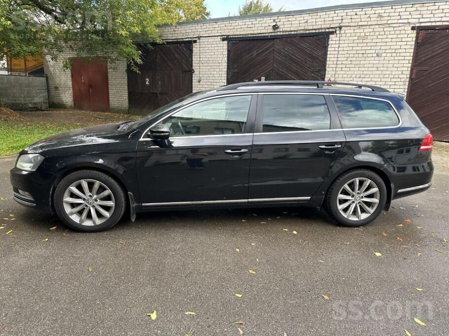 Black Volkswagen Passat B7 2012 in Riga, with an engine capacity of 2.00 L and mileage of 0 thousand km for 3850 €, photo 8 on AUTOMOTO.COM.LV