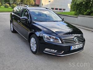 Black Volkswagen Passat B7 2012 in Jekabpils, with an engine capacity of 2.00 L and mileage of 312 thousand km for 5990 €, photo 5 on AUTOMOTO.COM.LV