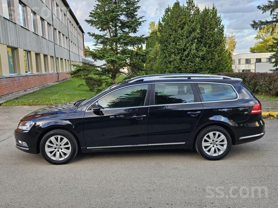 Black Volkswagen Passat B7 2012 in Jekabpils, with an engine capacity of 2.00 L and mileage of 312 thousand km for 5990 €, photo 13 on AUTOMOTO.COM.LV