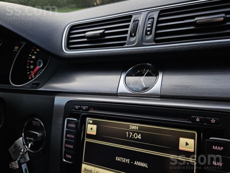 Black Volkswagen Passat B7 2012 in Jekabpils, with an engine capacity of 2.00 L and mileage of 312 thousand km for 5990 €, photo 32 on AUTOMOTO.COM.LV