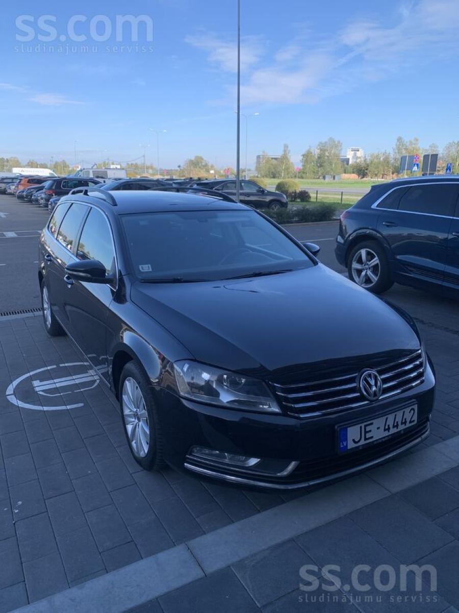 Melns Volkswagen Passat B7 2013 Rīga, ar dzinēja tilpumu 2.00 L un nobraukumu 274 tūkst. km par 5700 €, foto 1 vietnē AUTOMOTO.COM.LV